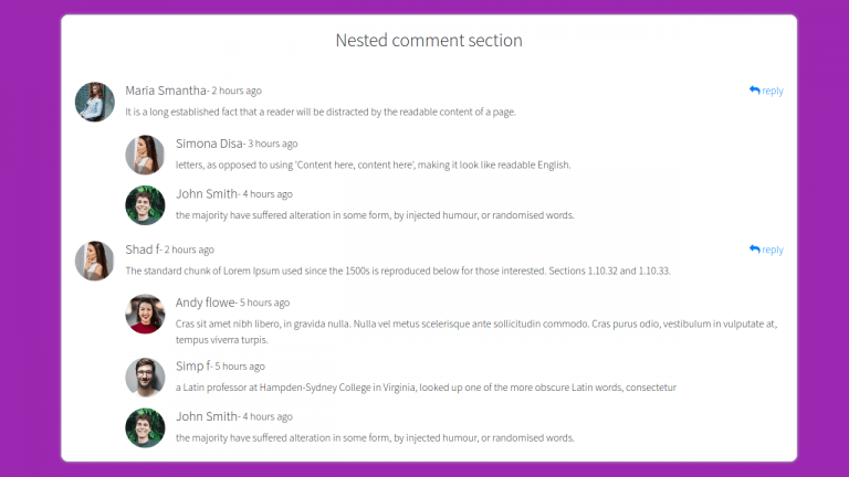 Top 18 Bootstrap Comments - Gpkumar.com